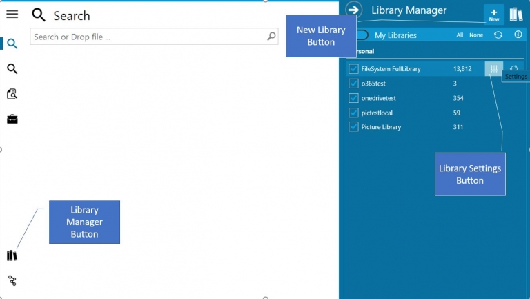 How to edit, change or setup a library - Noggle